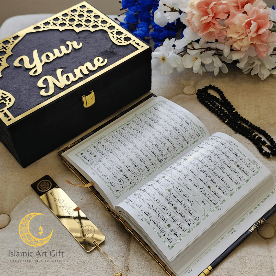 Black Velvet QURAN Box – Make My Thingz