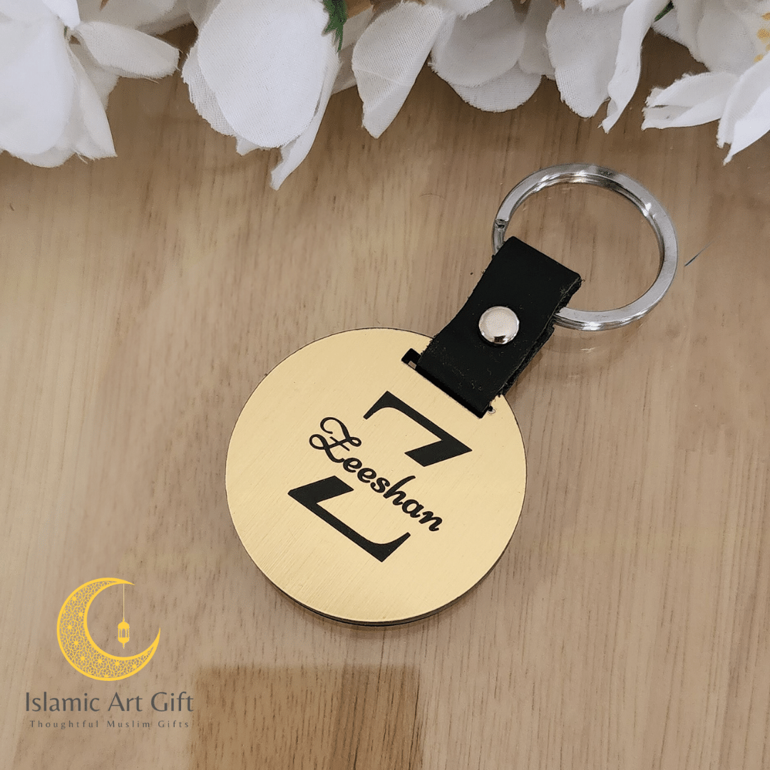 Golden Personalized Keychain - 1pc – Make My Thingz