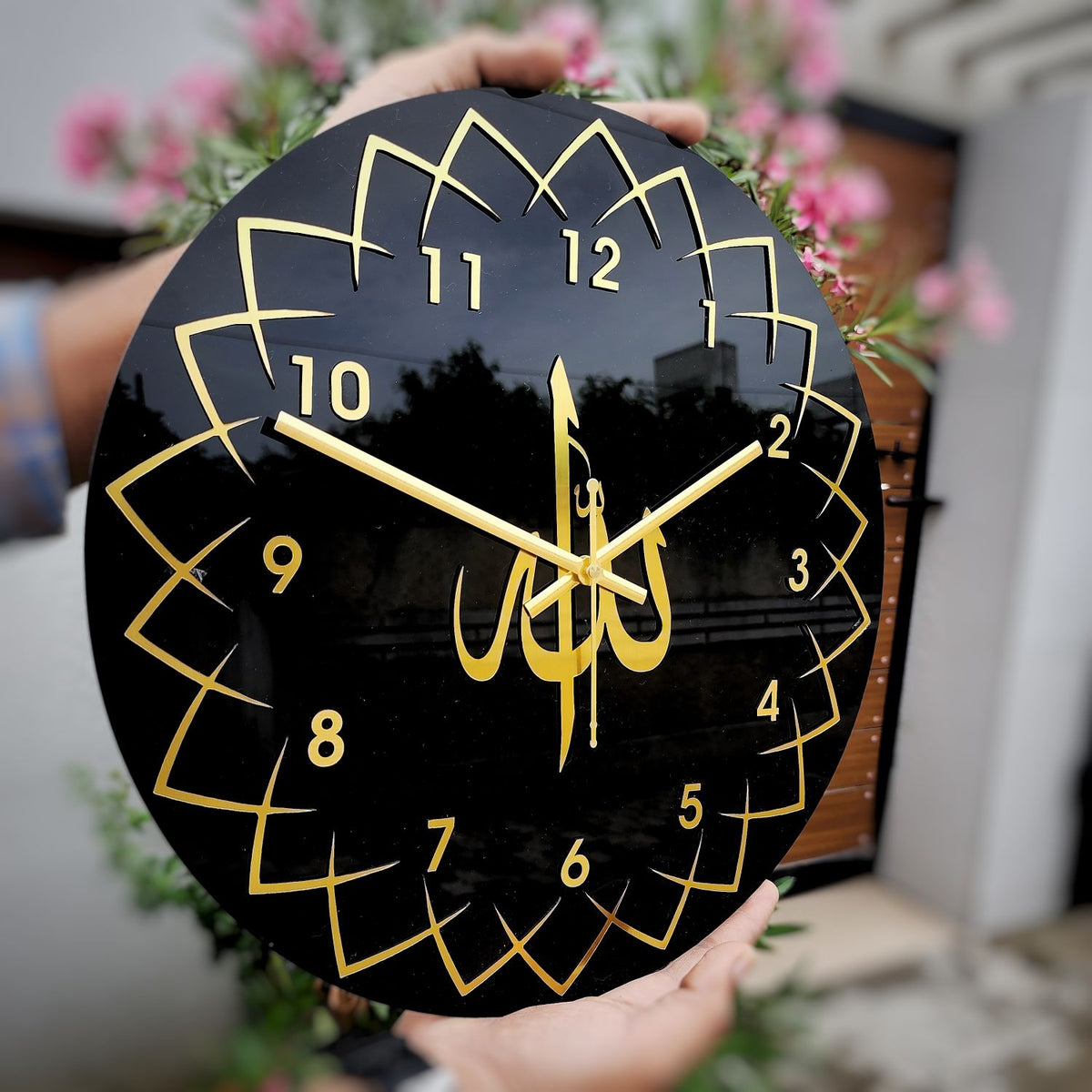 ALLAH wall clock - Premium Islamic Wall Clock – Make My Thingz